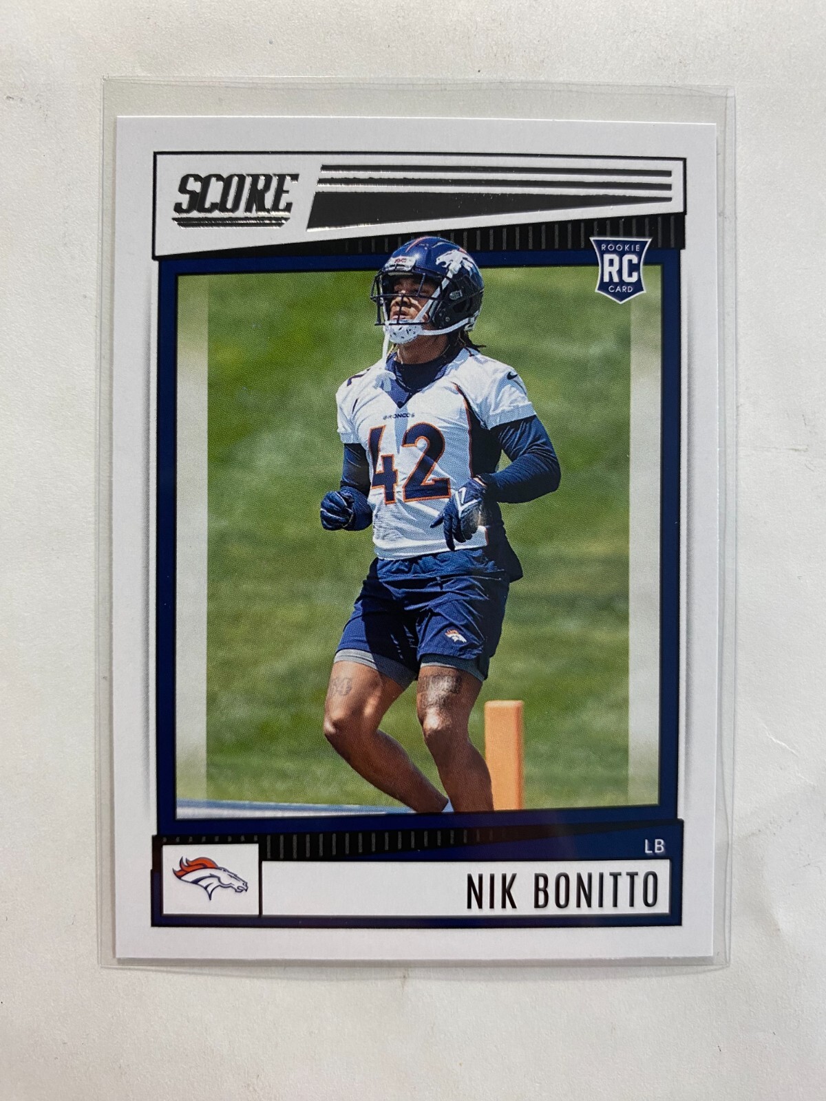 Nik Bonitto 2022 Panini Score Football #317 Denver Broncos Card Rookie ...