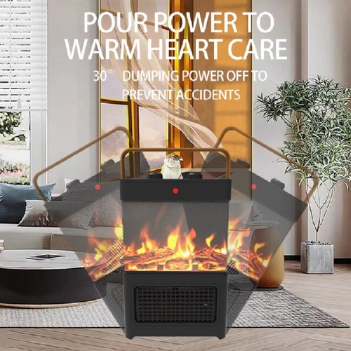 1500W Space Heater Fireplace Electric Fireplace for Indoor Use w/ 3D ...