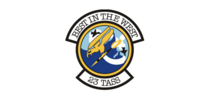 12" air force 23rd 23 tass tactical air support squadron sticker decal ...