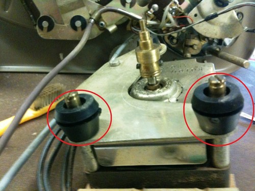 Org GARRARD TYPE A A70 3x MOTOR Mounts RUBBER GROMMET Insulator RC210 ...