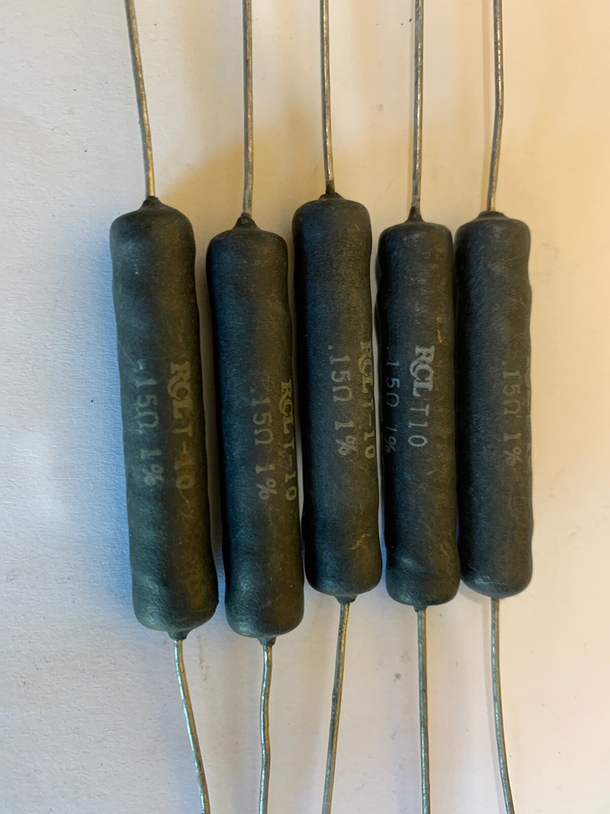 (5) NEW RCL 0.15 Ohm 10 Watt Wirewound Power Resistors 1% Tolerance | eBay