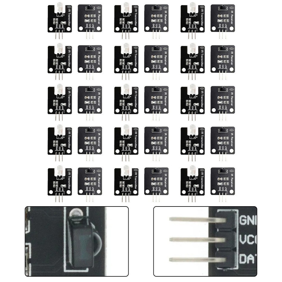 30pcs 38kHz Infrared Receiver and Transmitter Modules for Obstacle ...