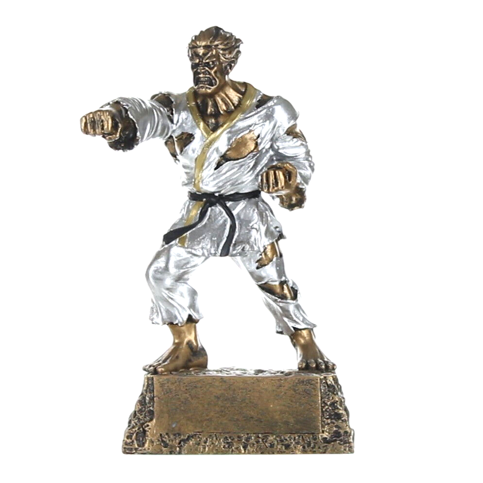 Karate MONSTER Trophy - Custom Martial Arts Beast Award (6.75) | eBay