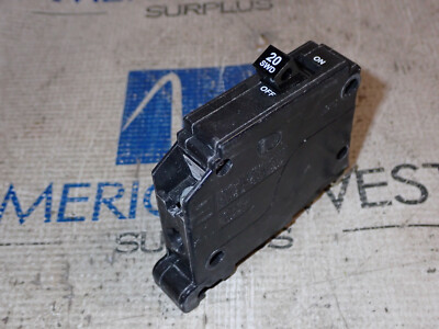Eaton CHB120 Circuit Breaker 120/240V 1 Pole 20A *USED | eBay