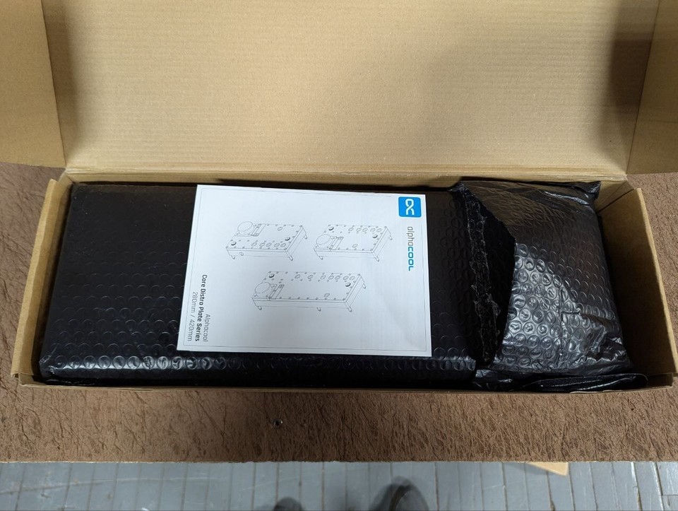 Alphacool Core Distro Plate 420 VPP/D5 - Left with VPP D5 Apex Pump ...