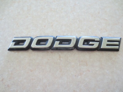 Original Dodge plastic badge // emblem /- -- ---- | eBay Australia