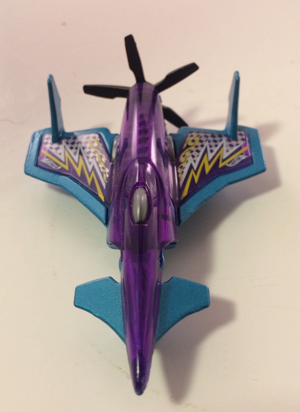 Hot Wheels Poison Arrow Purple & Blue Diecast Air Plane - NICE | eBay