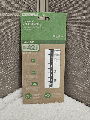 Load Center & CSEDs Universal Circuit Directory Kit 42-Labels ...