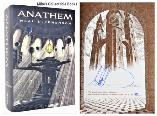 SIGNED & NUMBERED LIMITED Anathem AUTOGRAPHED Neal Stephenson NEW | eBay