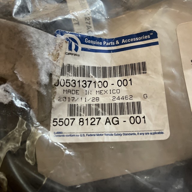 Windshield Washer Hose Front Mopar 55078127AG fits 11-18 Jeep Wrangler ...