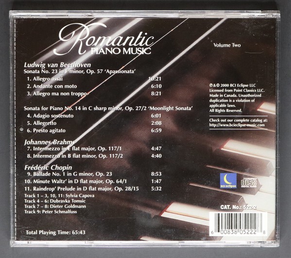 Romantic Piano Music, CD, 2000, New, Three Volume Collection | eBay
