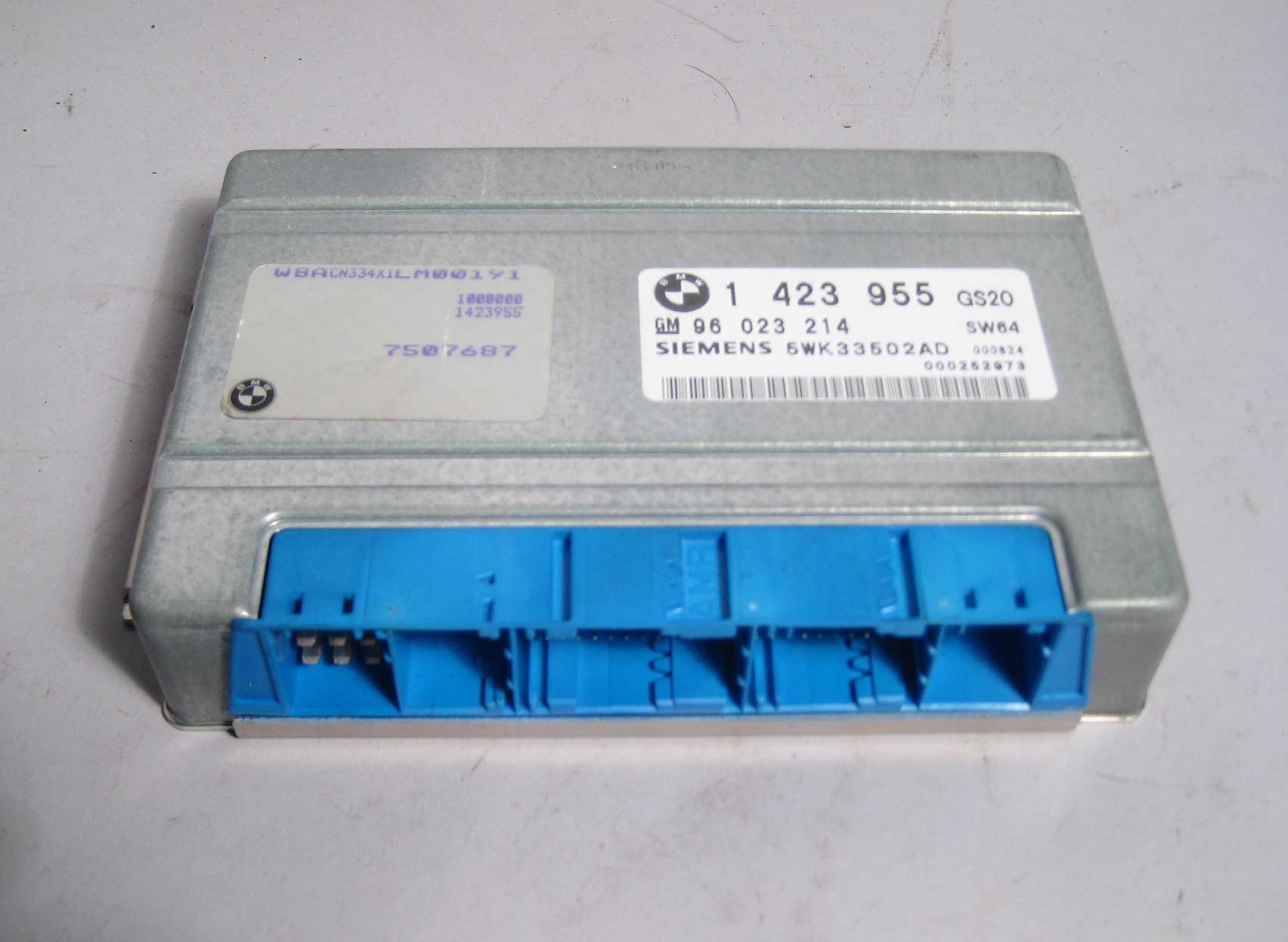 BMW Z3 Automatic Transmission Control Module SW64 GS20 2001 E46 E39 ...