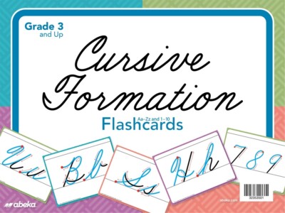 Abeka Cursive Formation Flashcards Grade 3 And Up Brand New, In Plastic ...