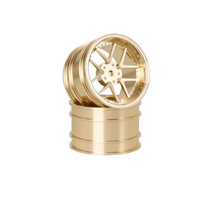 KYX New Aluminum 5 Spoke Wheel Rims 52*35mm 4P for RC Car 1/10 On-Road ...