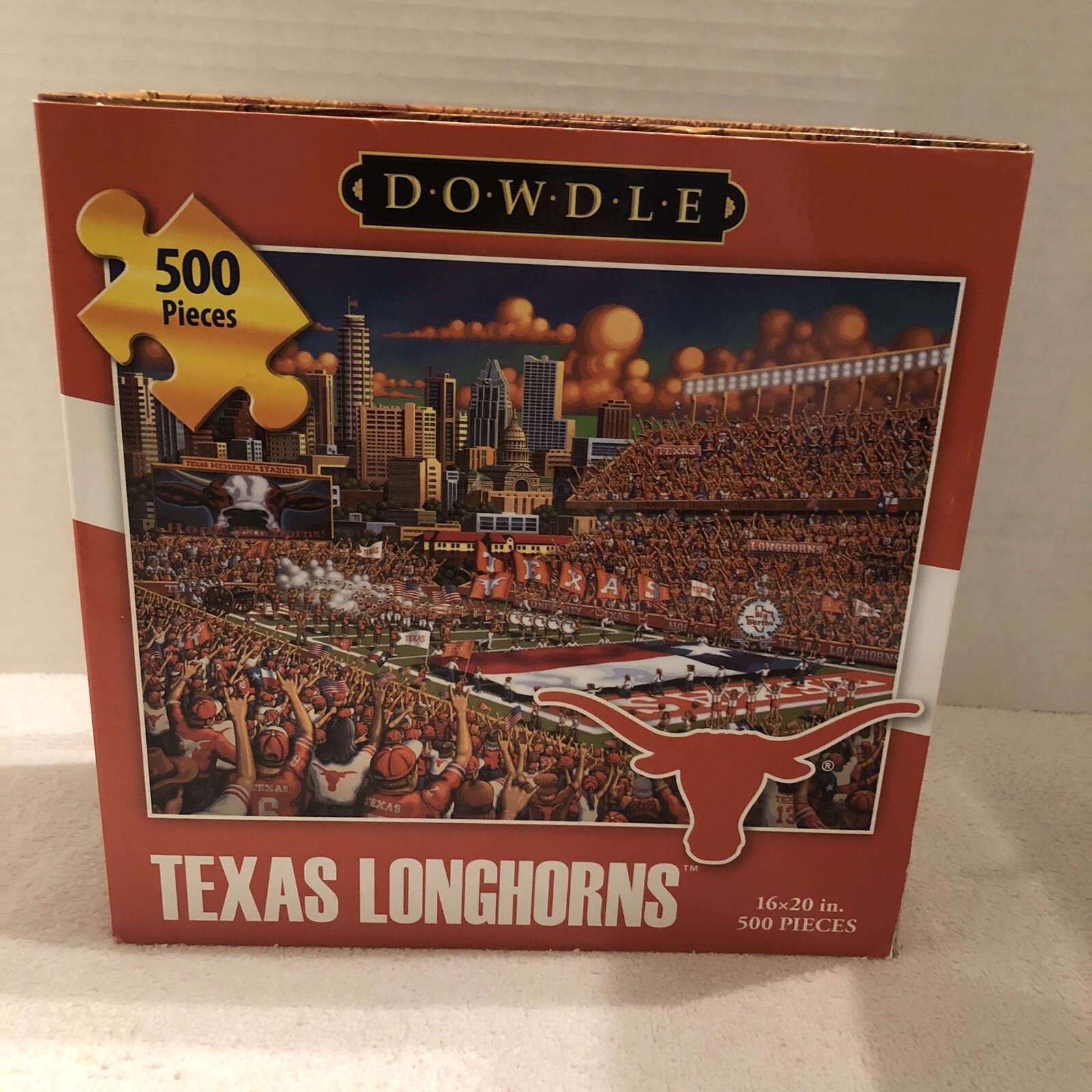 Dowdle University Of Texas Longhorns Jigsaw Puzzle Folk Art 500 Piece ...