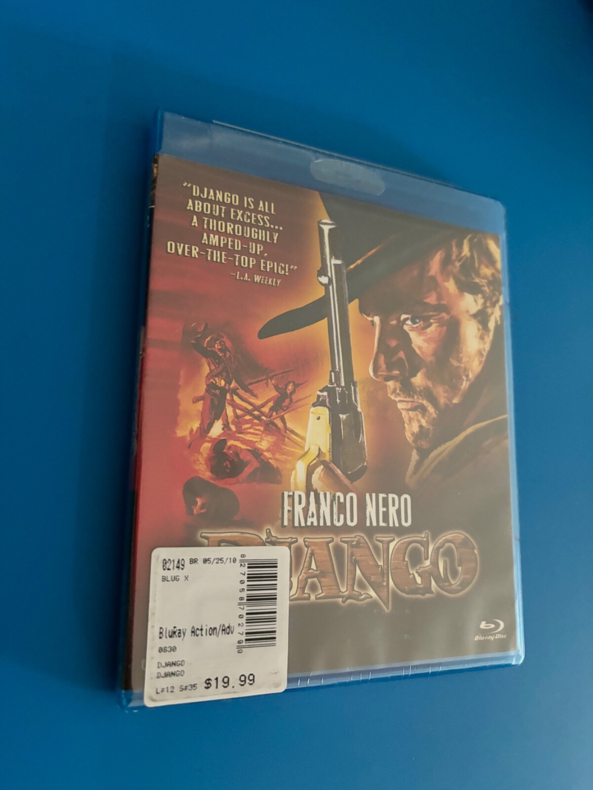 DJANGO Blu ray Blue Underground Franco Nero Spaghetti Western OOP ...