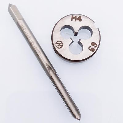 US Stock HSS M4 x 0.7mm Tap & M4 x 0.7mm Die Metric Thread Right Hand ...