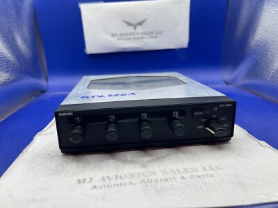 GARMIN GTX 320A MODE C TRANSPONDER P/N 011-00728-00 WITH FAA FORM 8130 ...