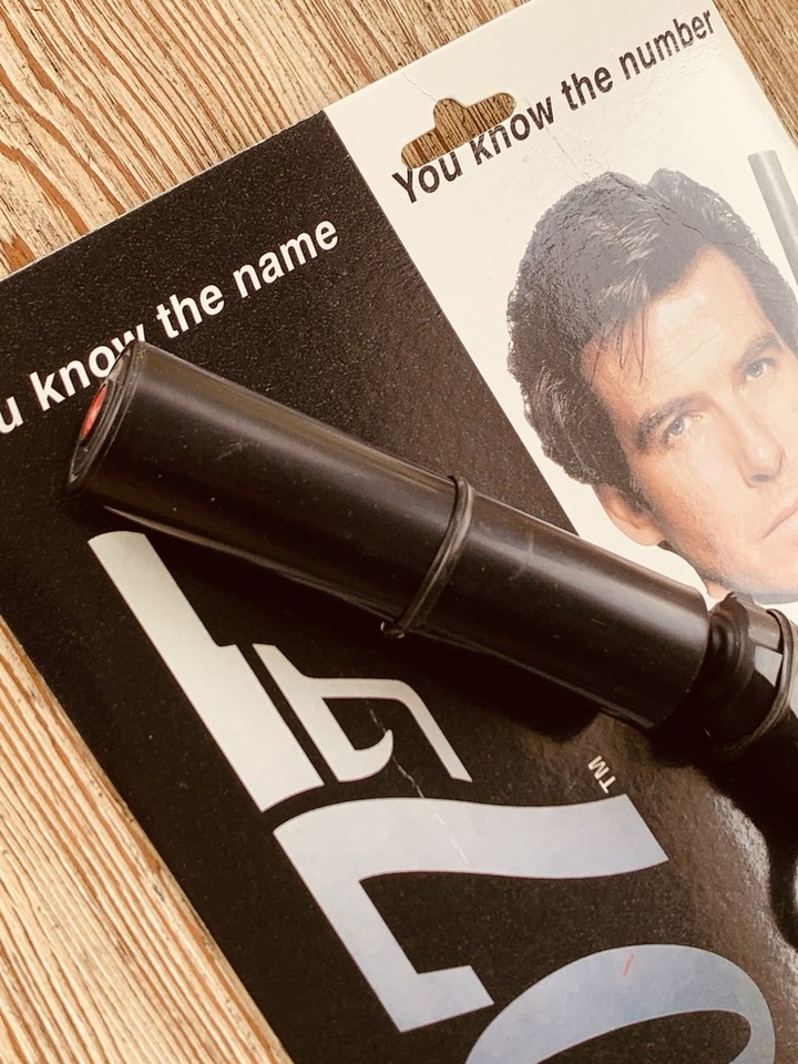 1995 Vintage Wicke James Bond 007 Golden Eye Replica Cap Gun W/silencer ...