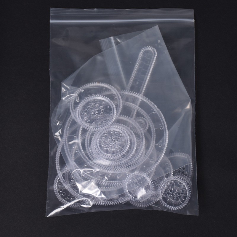 22Pcs Spirograph Geometric Ruler Drawing Accessories Plastic Drafting ...
