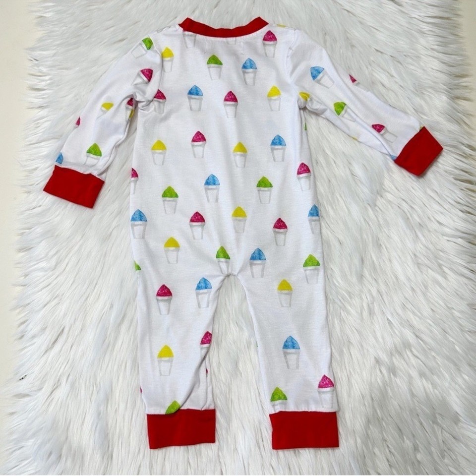 The Printed Press Snowball Footless Pajamas | eBay