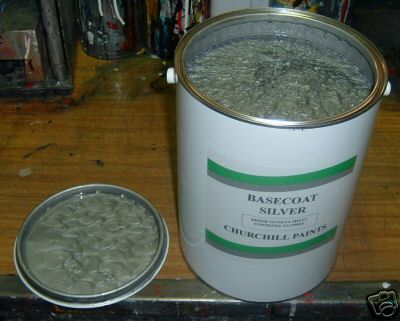 2.5L RFU Ford Moondust Silver Solvent Basecoat Paint Car Paint Code 6 ...