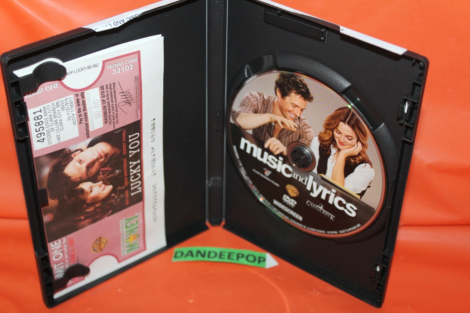 Music and Lyrics (DVD, 2007, Widescreen) Movie 85391112822| eBay