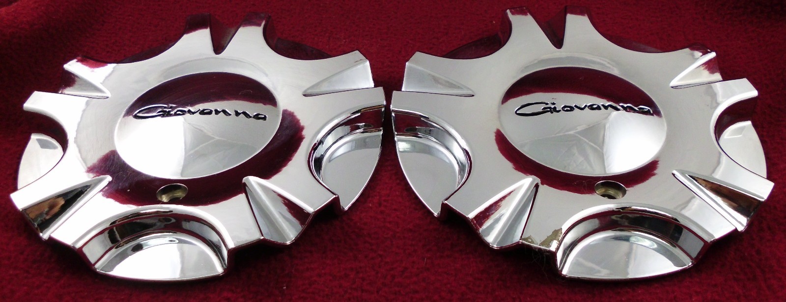 Giovanna Wheels Chrome Custom Wheel Center Caps Set of 2 | eBay
