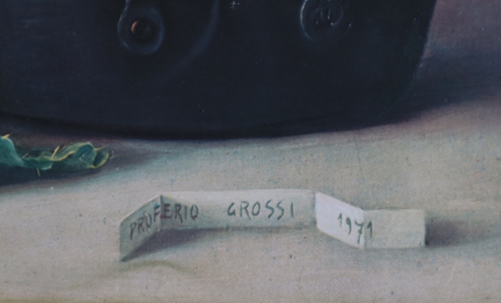 Proferio Grossi (Traversetolo 1923 - Parma 2000) NATURA MORTA ...