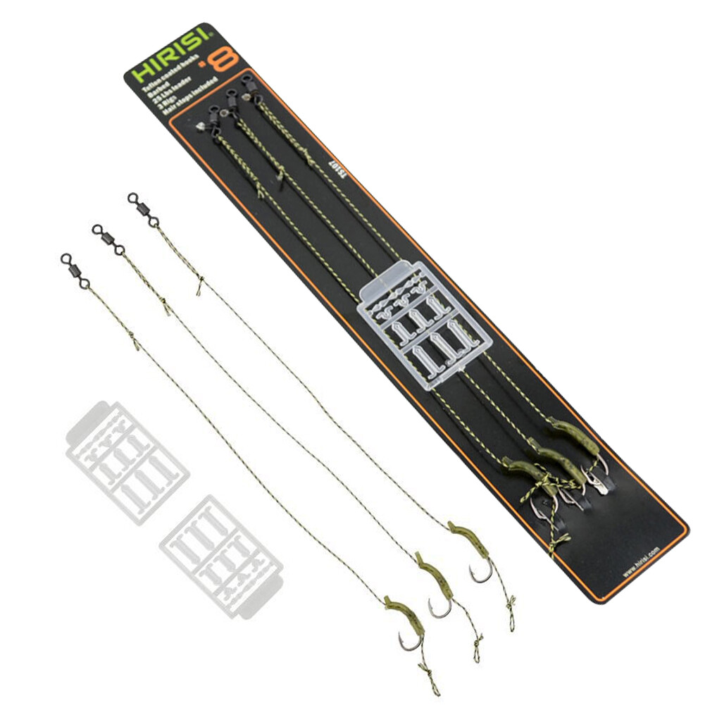 Carp Fishing Bait Rigs Curved Barbed for Carp Fishing Accessories (8 ...