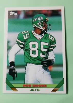 1993 Topps Football Card #244 Rob Moore - New York Jets | eBay