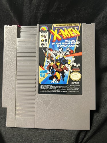The Uncanny X-Men Nintendo NES Authentic Tested Working Clean video ...