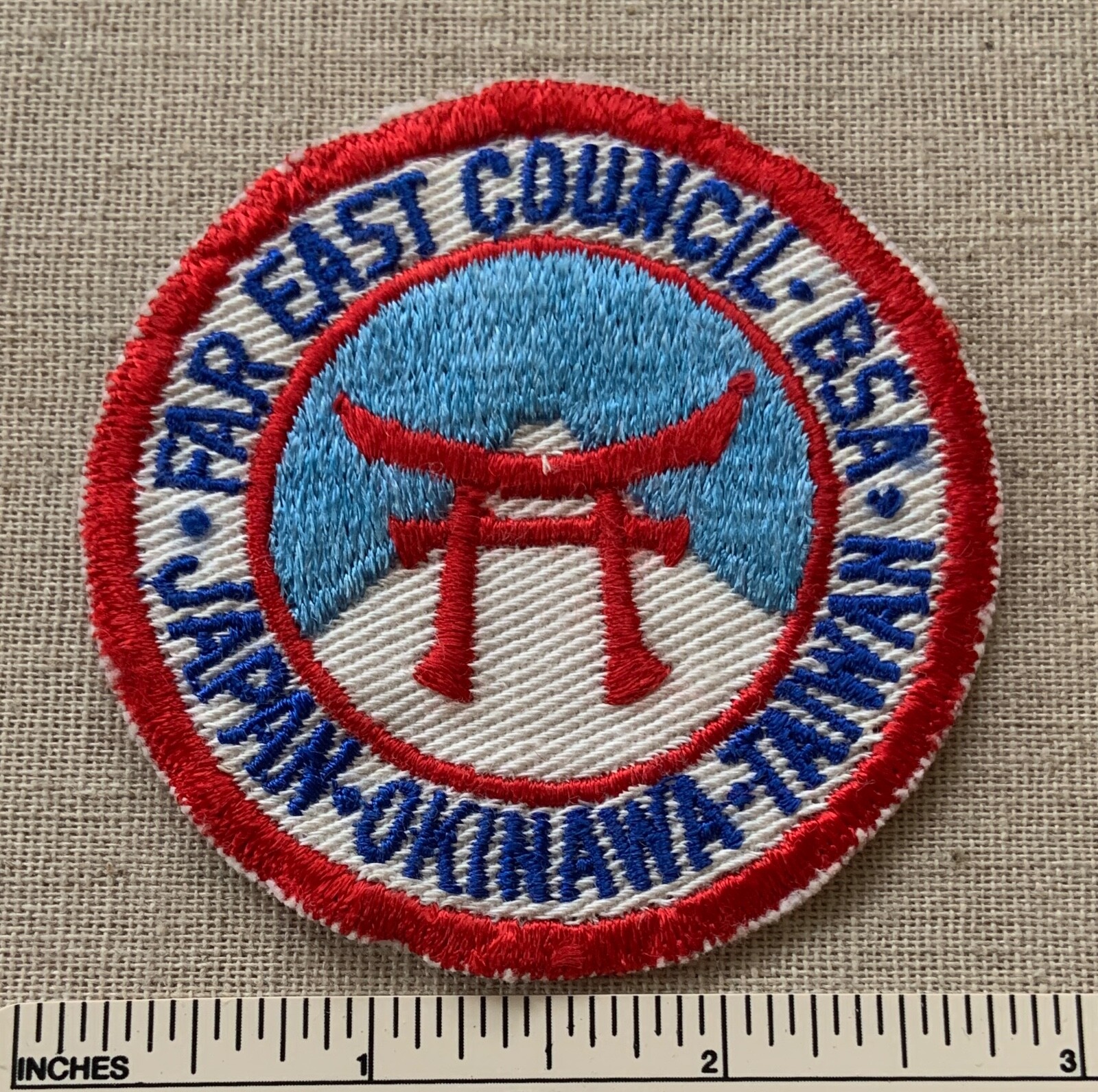 Vintage 1950s FAR EAST COUNCIL Boy Scout PATCH BSA CP Japan Okinawa ...