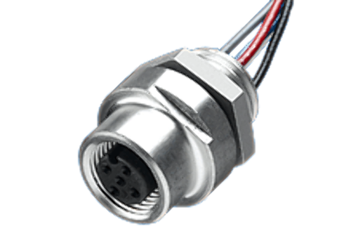 8R5A00A18A120 Cable Assembly UL 1061 0.305m 22AWG M12 Circular 5 POS F ...