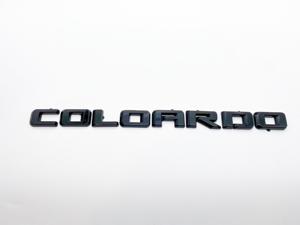 2023-2024 Chevrolet Colorado Z71 Gloss Black Overlay Emblems Doors ...