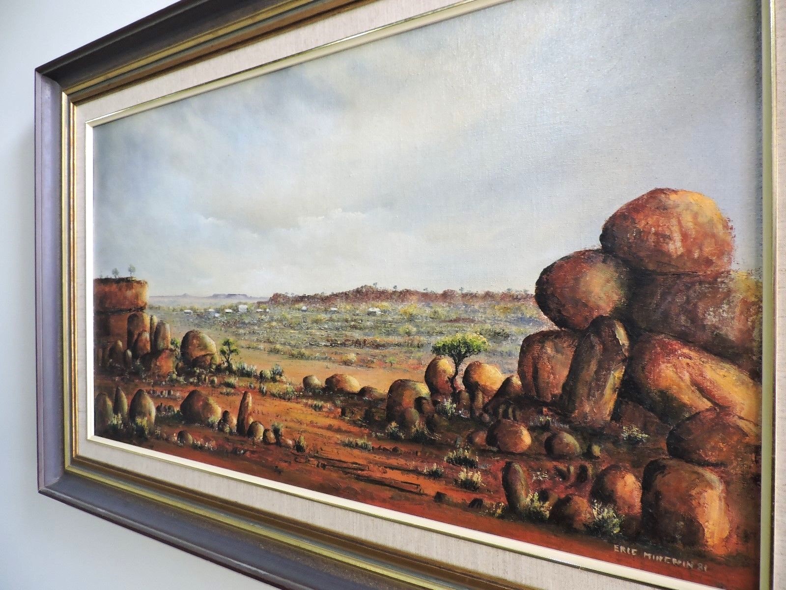 Eric minchin Original Large Oil Painting 50x90cm | eBay