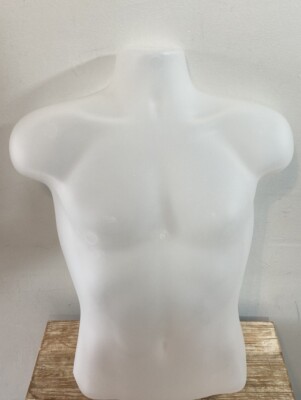 Male Mannequin Form & Hanger, Body Dress Torso Display Men T-Shirt ...