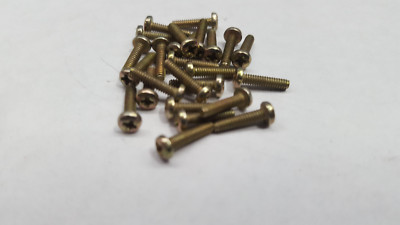 25PCS MS35206-205 2-56 X 3/8"MIL. SPEC. CADMIUM STEEL PAN HEAD SCREWS ...