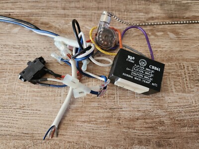 Harbor Breeze Ceiling Fan parts - electrical wiring harness rev switch ...