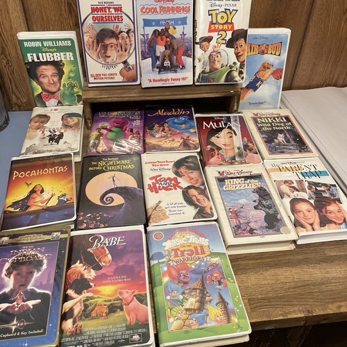 Lot Of 18 Vhs/ Vcr Movies Mostly Disney Kids’ Movies | eBay