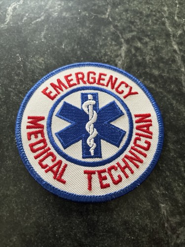 Paramedic Emergency Medical Technician Rescue FIRE Iron 3.5” PATCH EMT ...