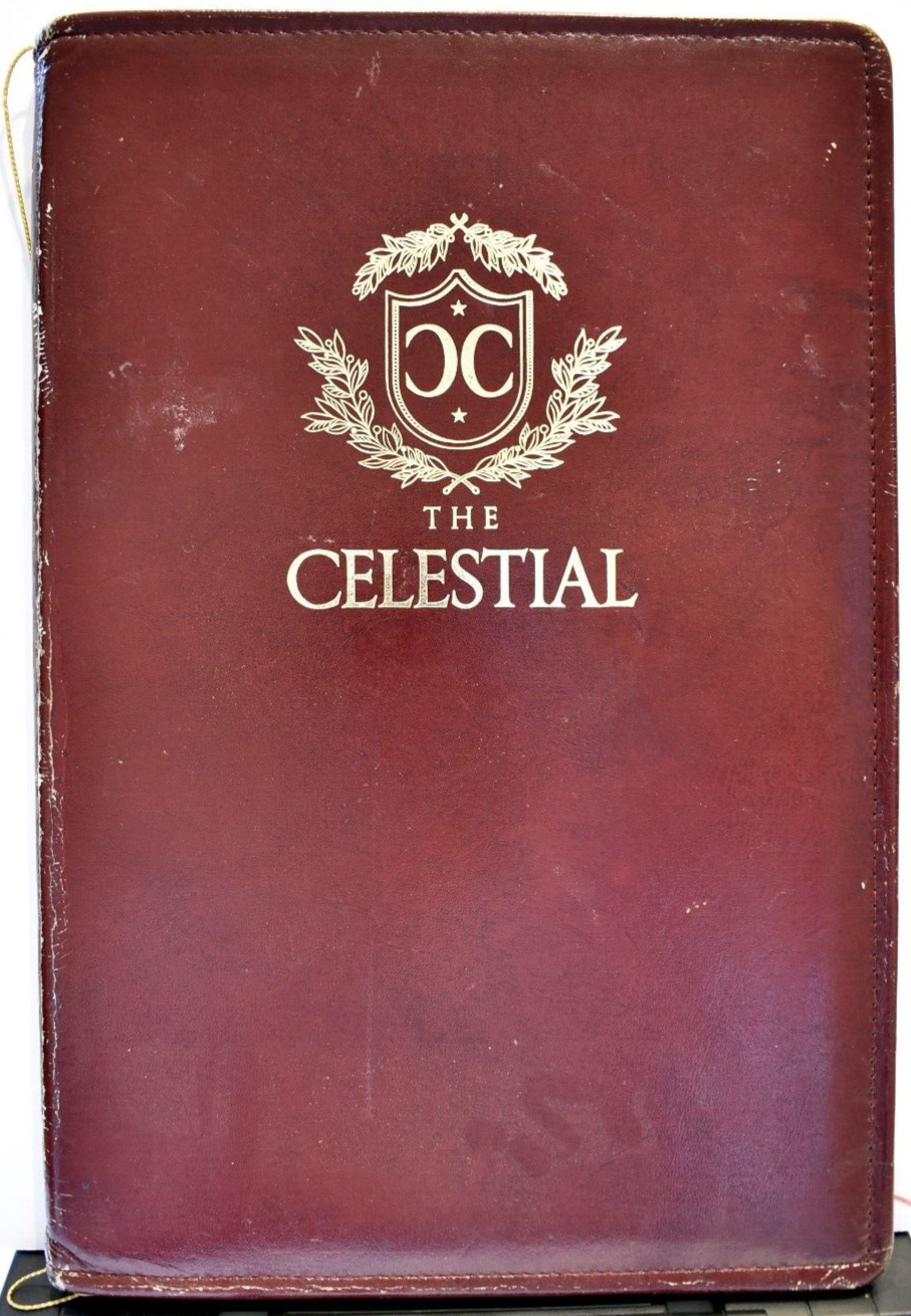 1989 The Celestial Steakhouse Restaurant Menu Mt Mount Adams Cincinnati Ohio | eBay