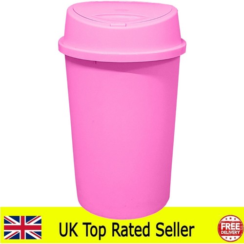 45L NEW PINK TOUCH TOP BIN DUSTBIN RUBBISH BIN KITCHEN HOME PLASTIC | eBay
