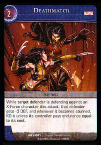 VS System: Deathmatch [Played] Marvel Evolution TCG CCG Classic Marvel ...