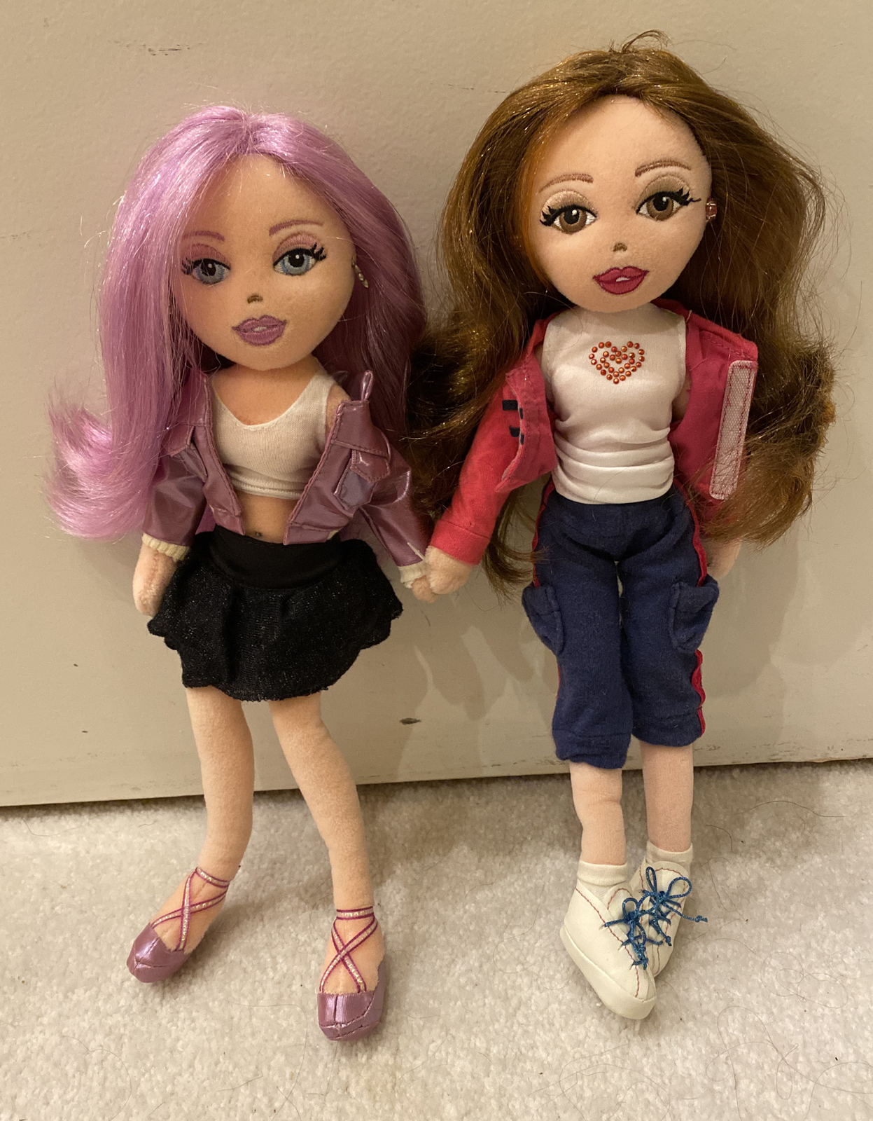 Ty Girlz Plush Dolls 14” Lot of 2 (Totally Trish & Lucky Lindsey) | eBay
