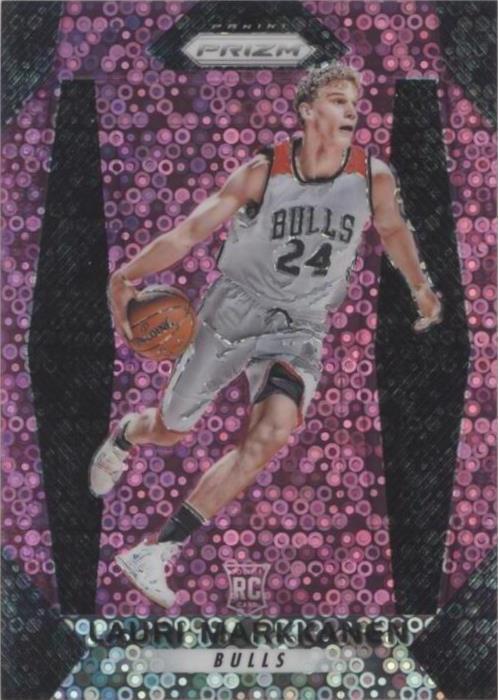2017-18 Panini Prizm - Lauri Markkanen #247 Pink Fast Break Prizm /50 ...