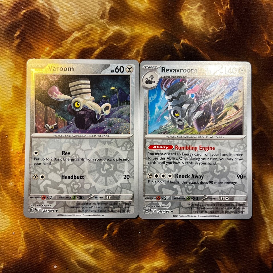Varoom/Revavroom - Reverse Holo - Paldean Fates Pokemon TCG Card | eBay