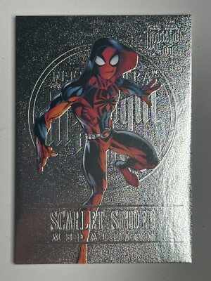 SCARLET SPIDER MEDALLION - 2023 Fleer Ultra Marvel Midnight Sons | eBay