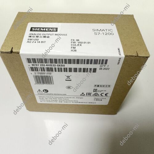 New Siemens S7-1200 Analog output SM 1232 6ES7232-4HB32-0XB0 6ES7 232 ...