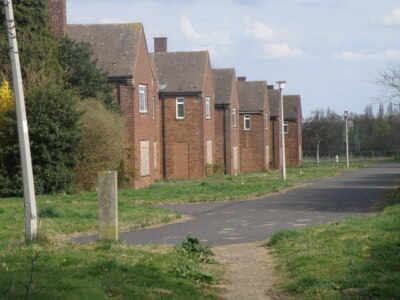 Photo 6x4 All boarded up, Valiant Square Ramsey/TL2885 Ex military ...